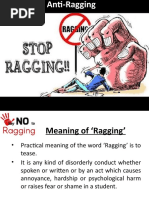 Anti Ragging Poster | PDF