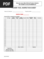 JAPL-F-TE-001-Dewatering Pump Inspection Checklist | PDF