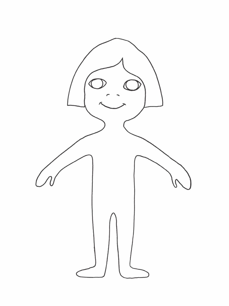 Dress Up Doll Template PDF | PDF