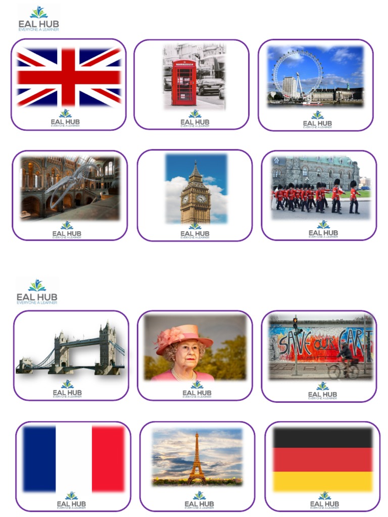 Picture and Word Flashcards - London | PDF