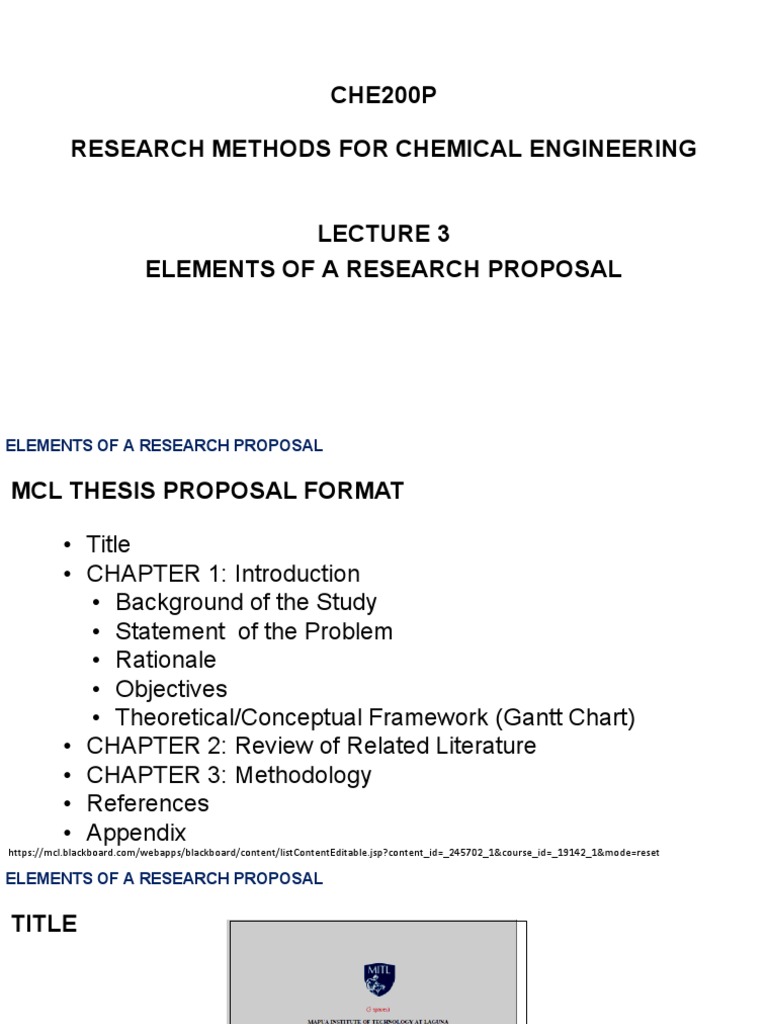 Chem Eng Research Proposal Guide | PDF | Question | Cognition
