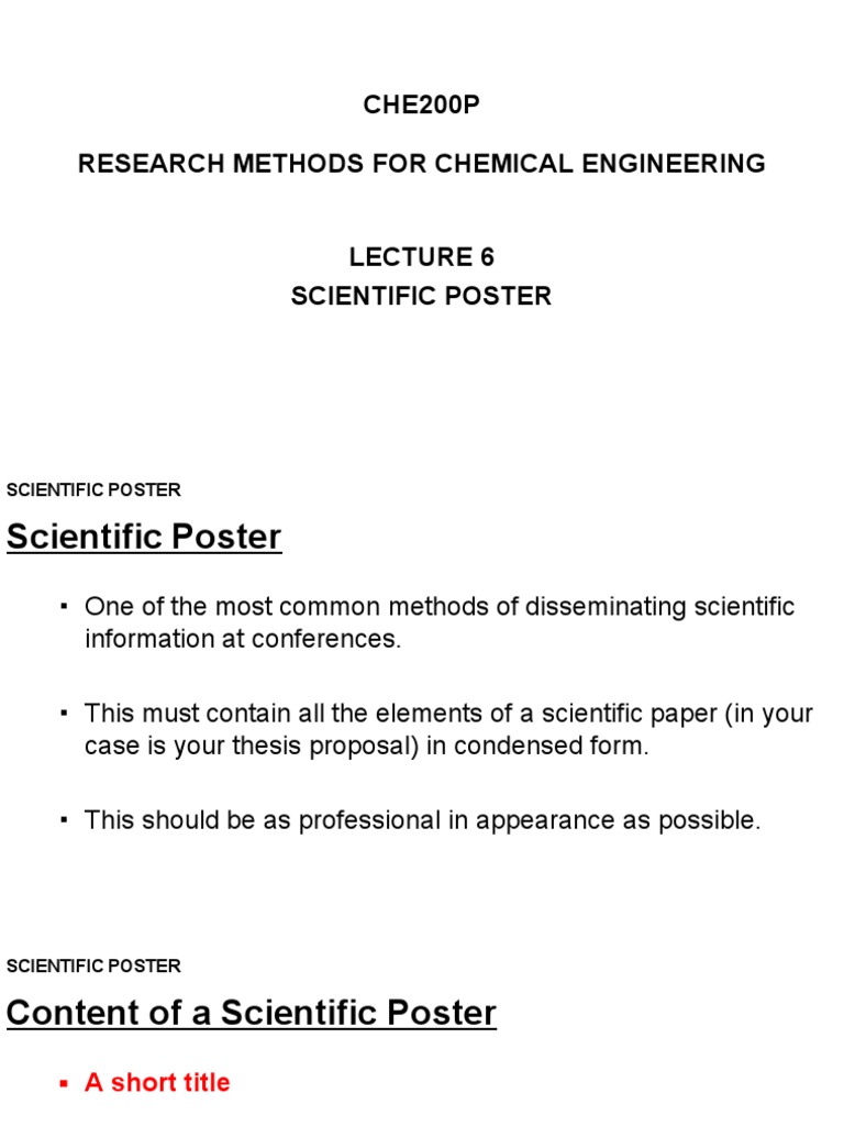 6 Scientific Poster | PDF | Page Layout | Science