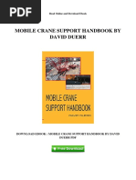 Mobile Crane Manual | PDF
