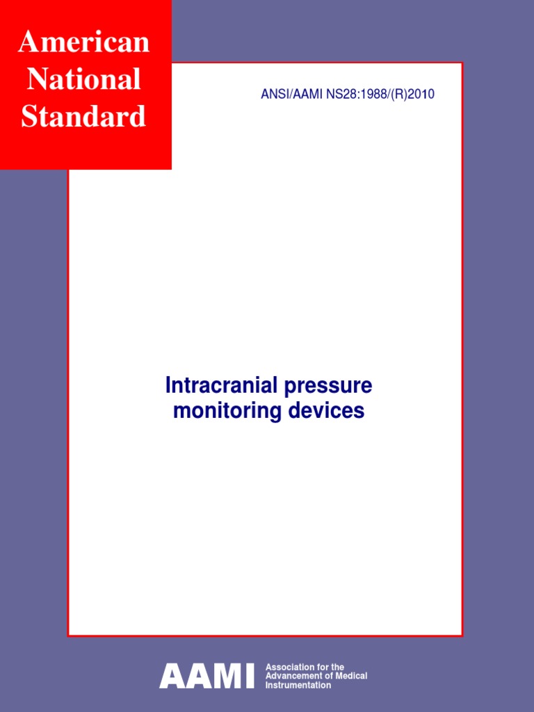 Ansi Aami NS28-1988 (R2010) | PDF | Instrumentation | Calibration
