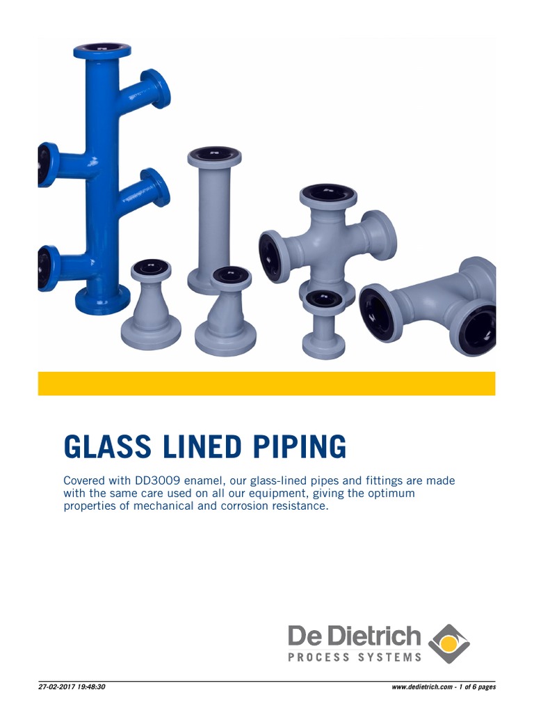 Glass Lined Piping | Download Free PDF | Pipe (Fluid Conveyance ...