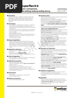Weberdry 360 PU Waterproofing Guide | PDF | Concrete | Materials