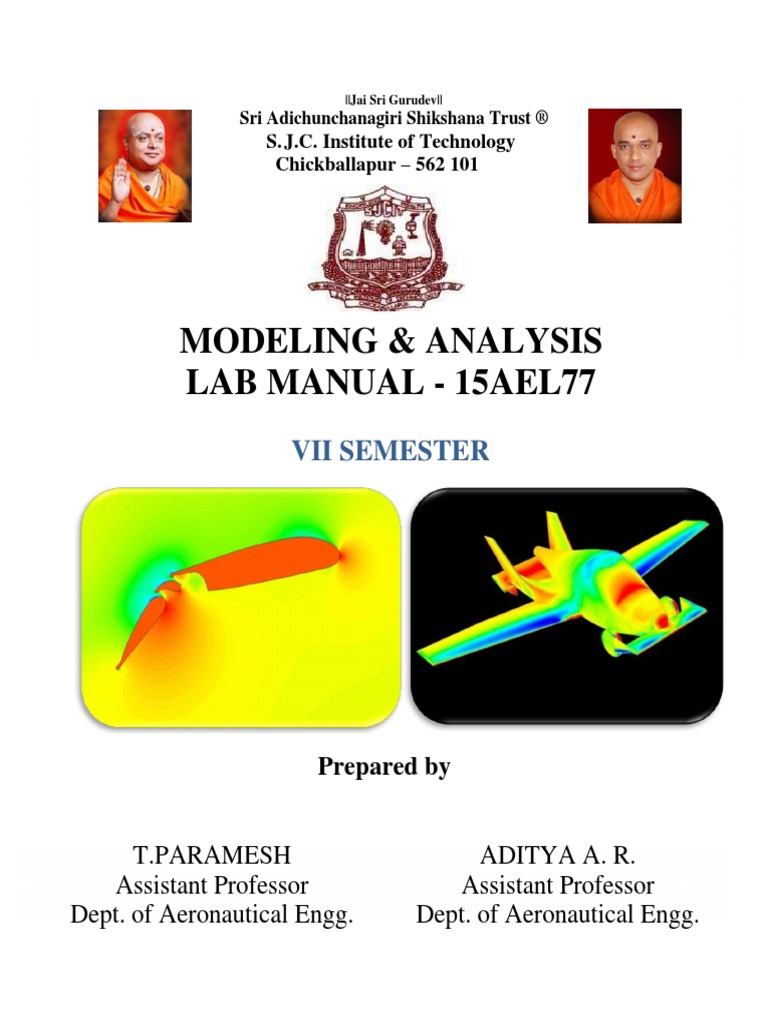 Modeling & Analysis Lab Manual - 15ael77: Vii Semester | PDF | Strength ...