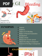 Upper Gi Bleeding | PDF | Bleeding | Gastroenterology