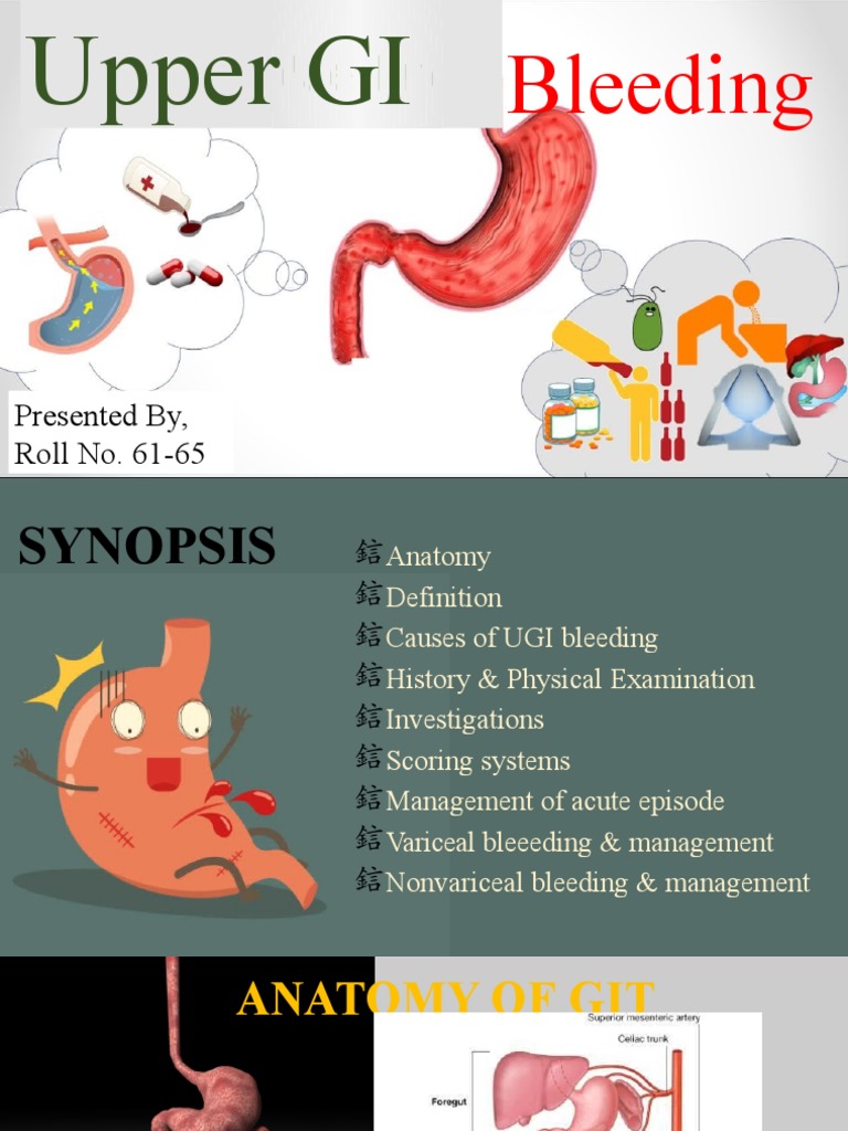 Upper Gi Bleeding | PDF | Vein | Esophagus