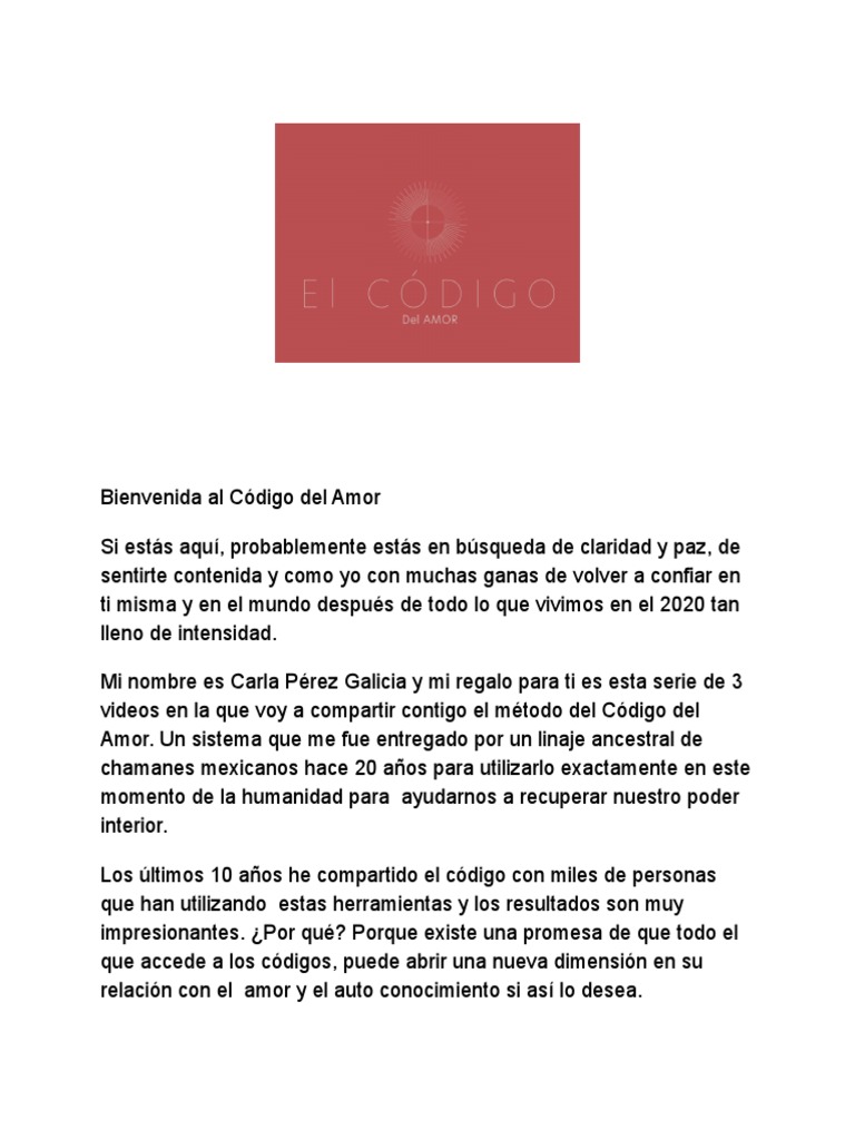 El Codigo - Del - Amor | PDF | Las emociones | Temor