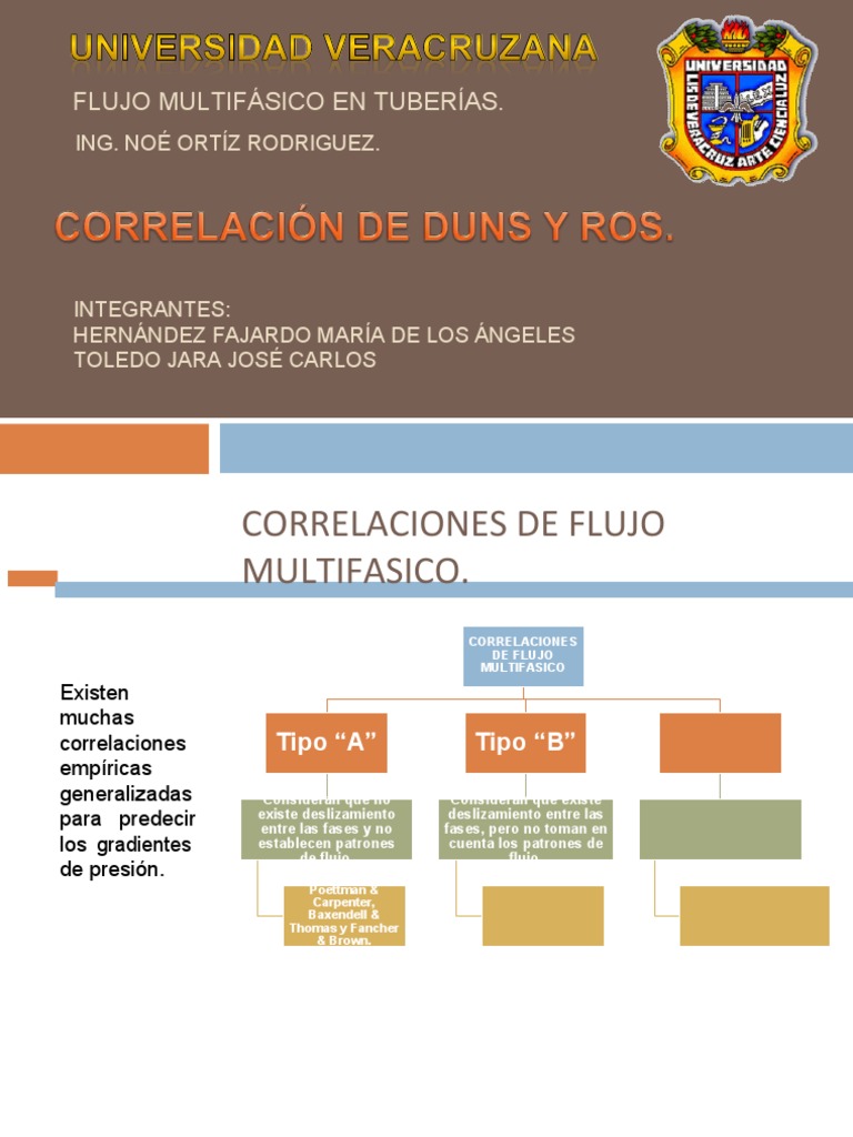Correlacion de Duns y Ros | PDF | Líquidos | Gases