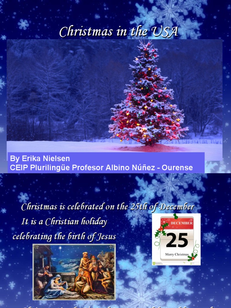 Christmas Traditions in the USA | PDF