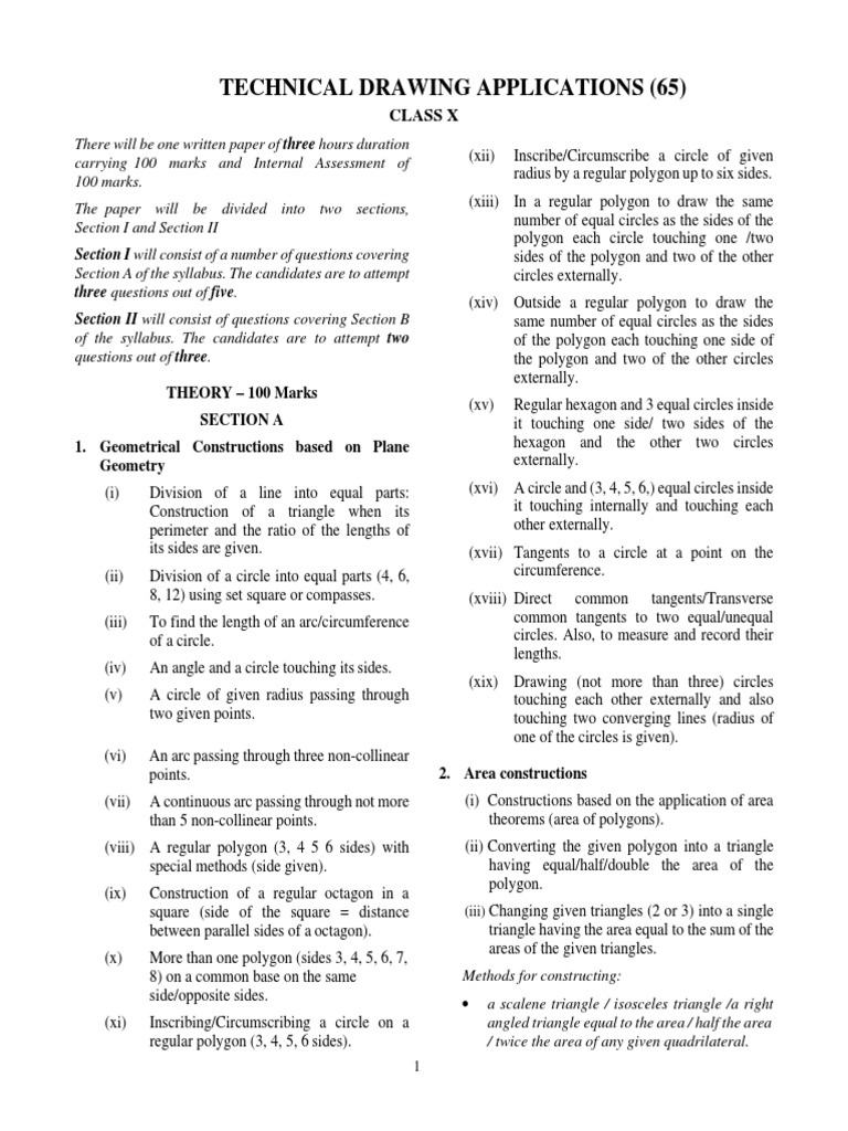 10.technical Drawing Applications | PDF | Area | Triangle