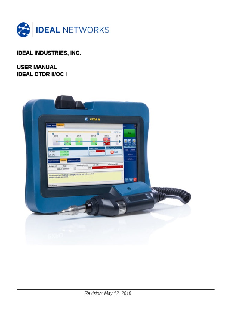 User Guide OTDR II - OC I | Download Free PDF | Electromagnetic Interference | Wi Fi