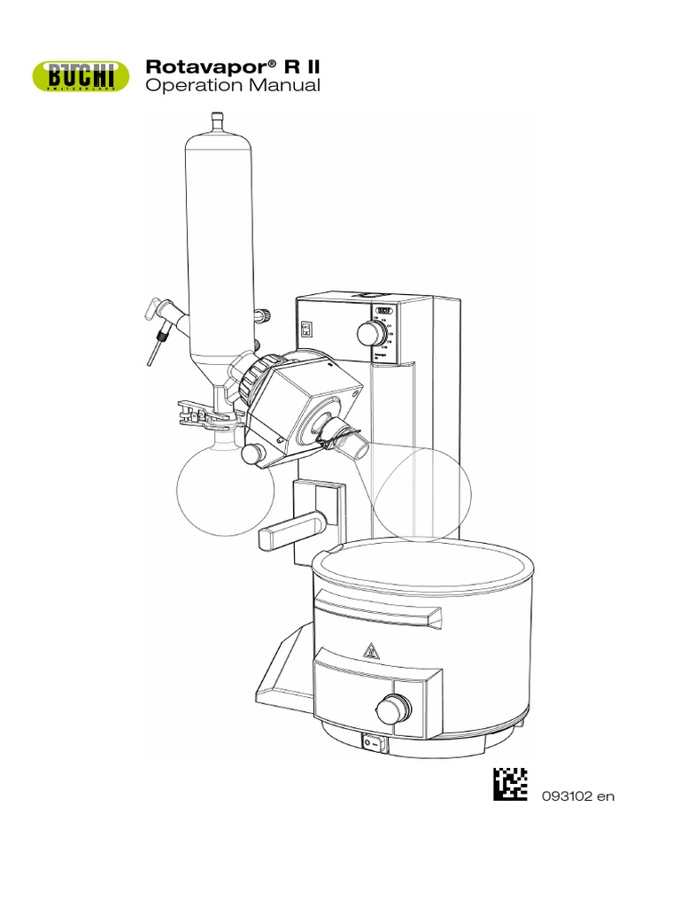Operation Manual: Rotavapor R Ii | PDF | Distillation | Chemistry