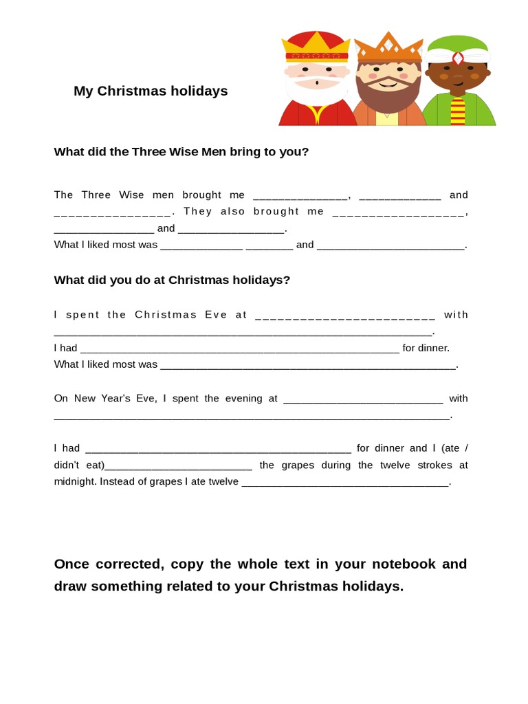 My Christmas Holidays Reflection | PDF | Home & Garden | Self-Improvement