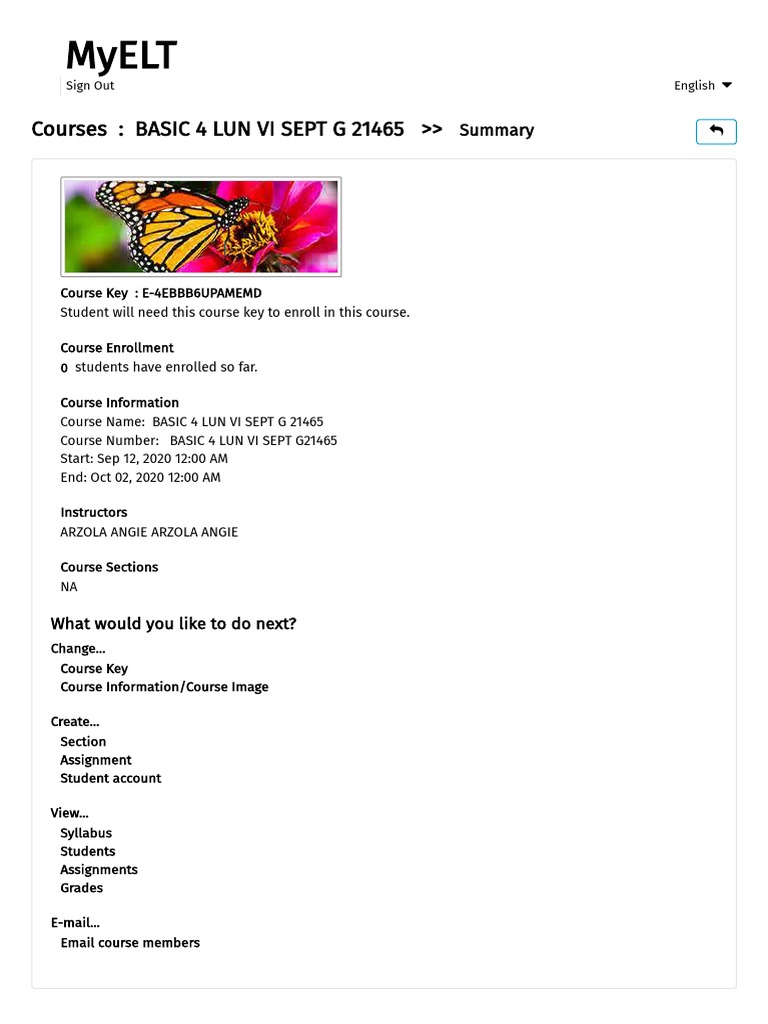 MyELT - Online English Language Learning - Courses | PDF