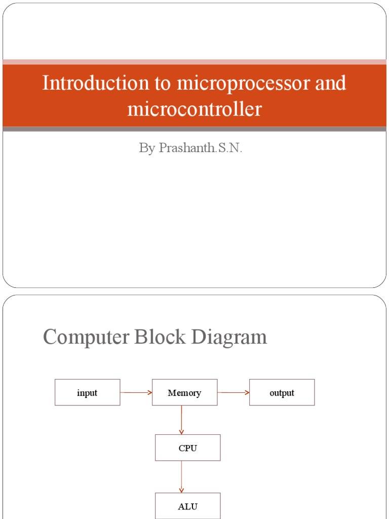 Introduction To Microprocessor and Microcontroller | PDF | Central ...