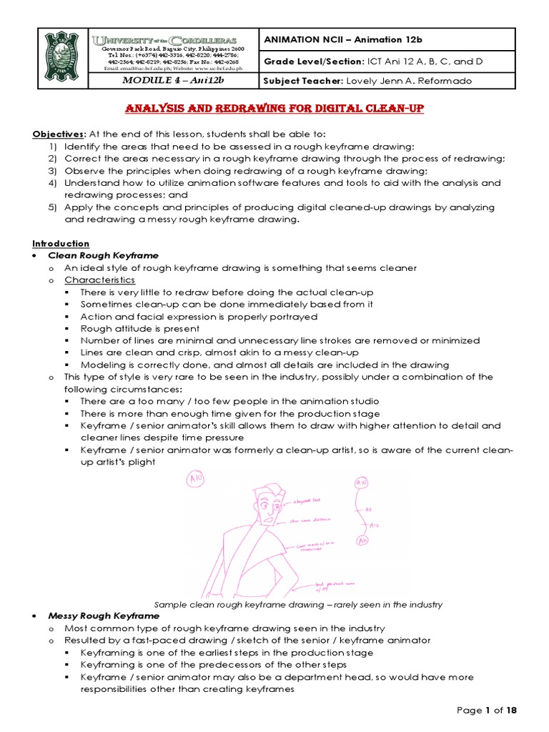 Module 4 - Analysis and Redrawing For Digital Clean-Up | PDF ...
