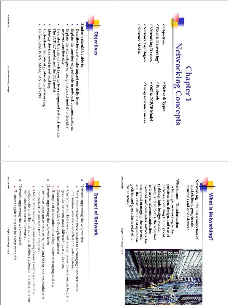 Chapter 1 Networking Concepts | PDF