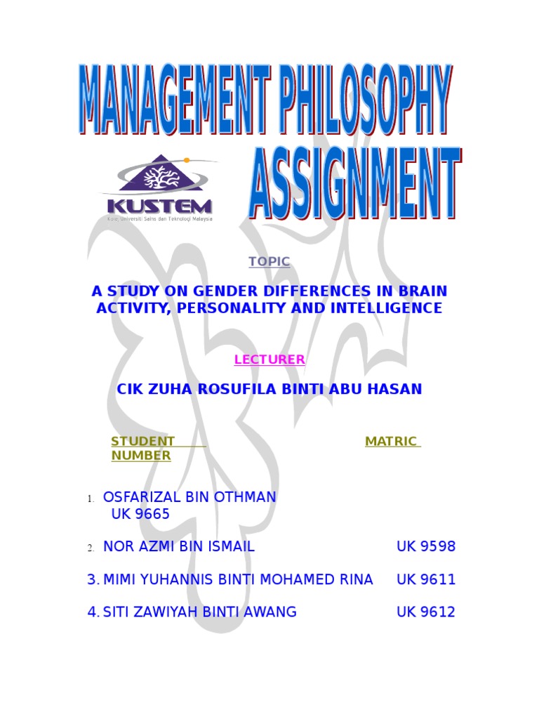 Management Philosophy Assignment 2 | PDF | Business