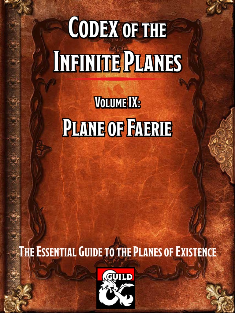 Codex of The Infinite Planes Vol 09 Plane of Faerie | PDF | Fairies | Wizards Of The Coast