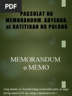 Aralin 1 Pagsulat NG Memorandum | PDF
