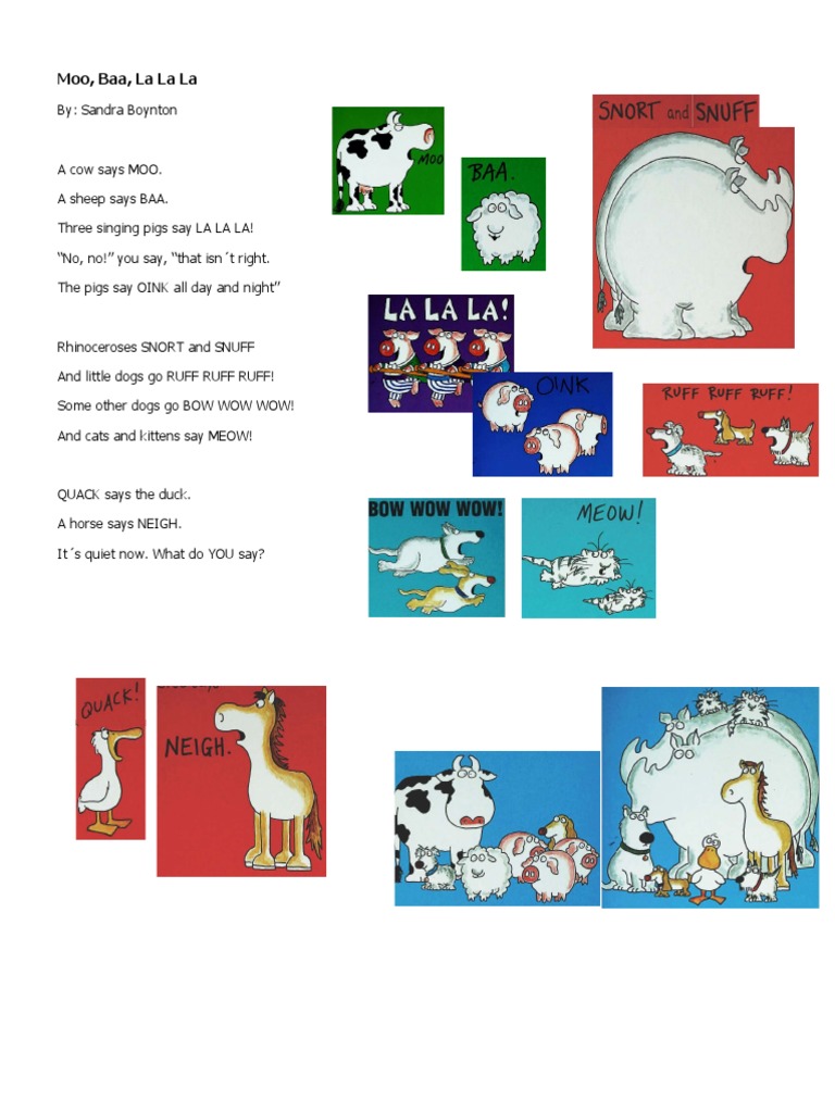 Moo Baa La La La Pdf