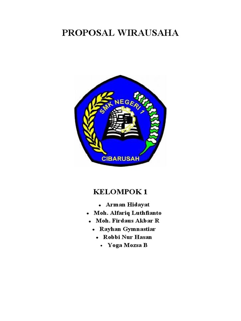 Contoh Proposal Wirausaha | PDF
