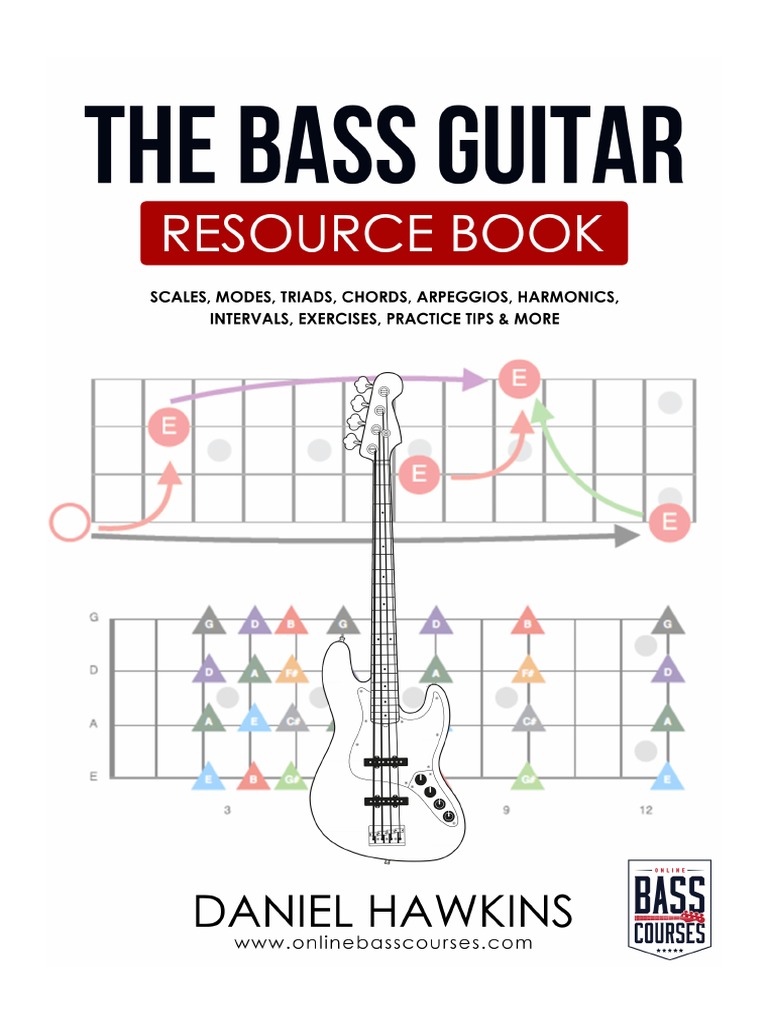 The Bass Guitar Resource Book | PDF | Minor Scale | Scale (Music)