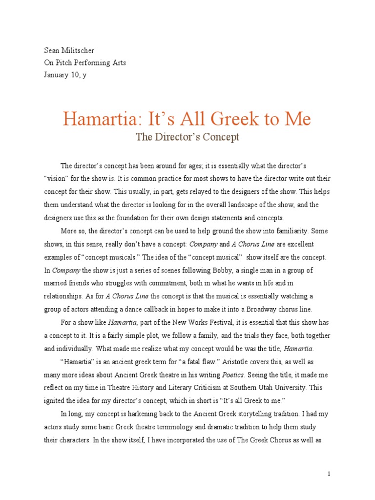 Directors' Concepts in Modern Theater | PDF | Theatre | Performing Arts