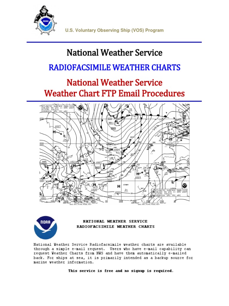National Weather Service Weather Chart FTP Email Procedures | PDF ...