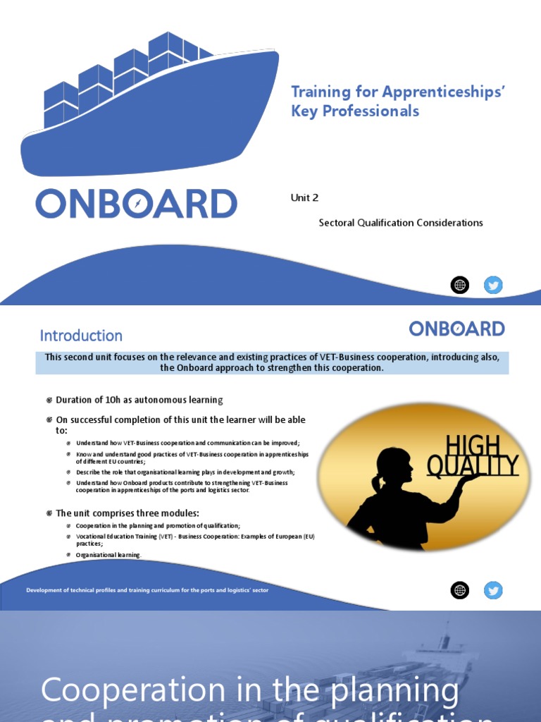 Onboard Org Learning Module 2 | PDF | Vocational Education | Apprenticeship