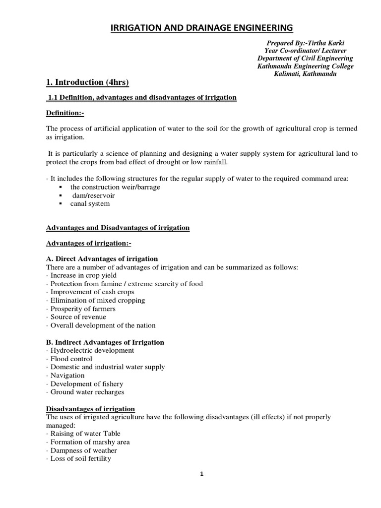 Irrigation and Drainage Engineering | PDF | Irrigation | Agriculture