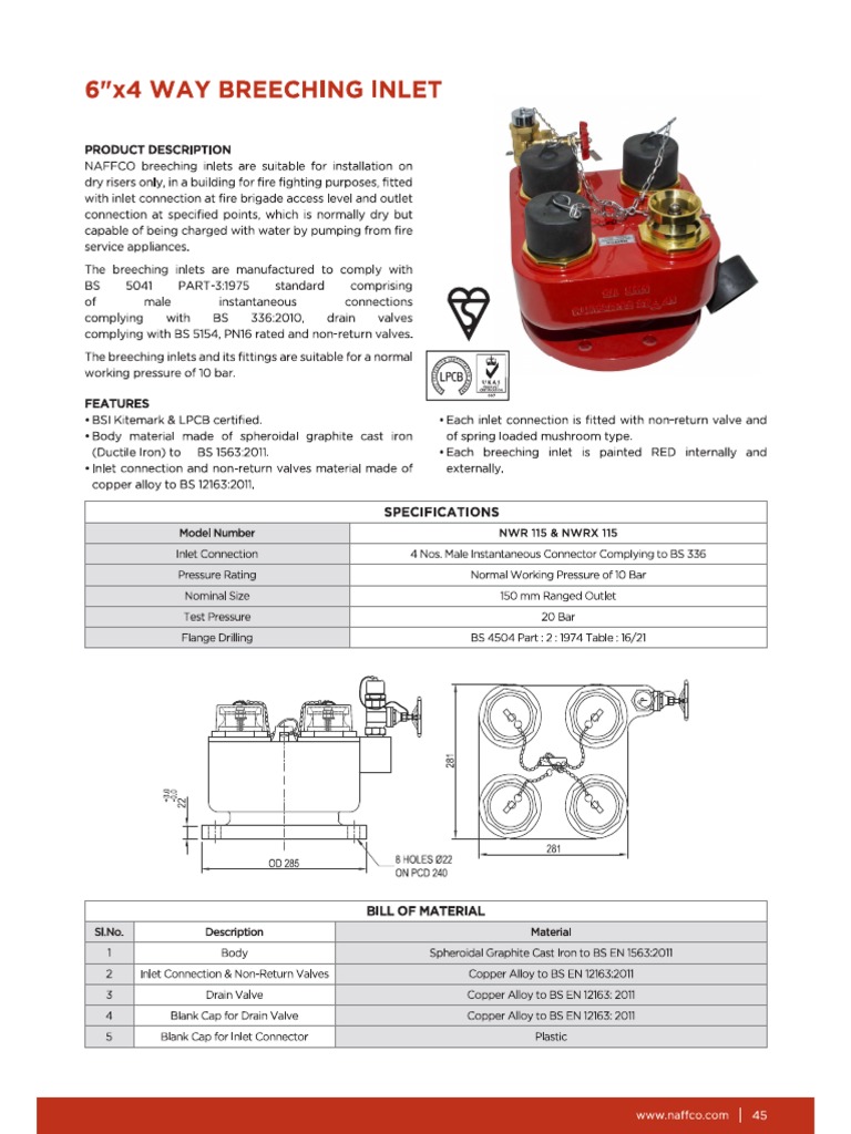 4-Way Fire Brigade Connection (NWR 115) | PDF