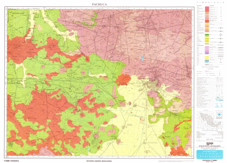 Carta F14D81 1 - 50000 Geologica - Hoja Pachuca | PDF