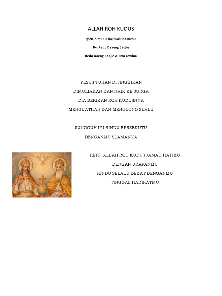 Allah Roh Kudus | PDF
