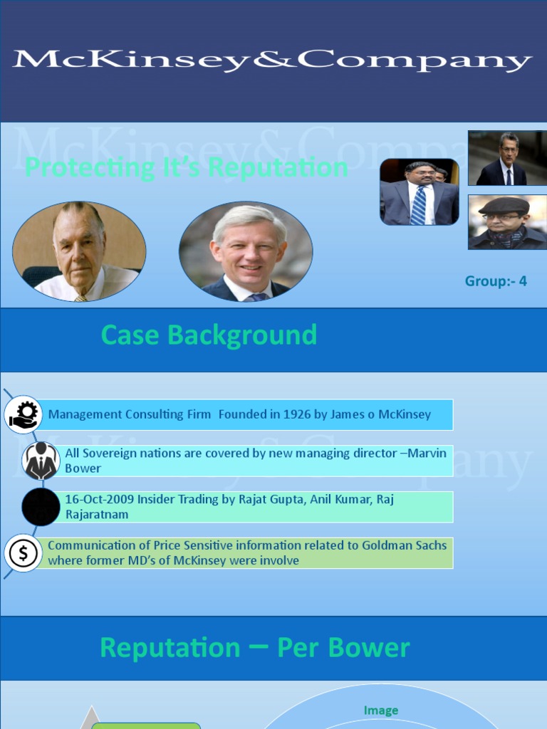 Final Mckinsey | PDF | Mc Kinsey & Company | Insider Trading
