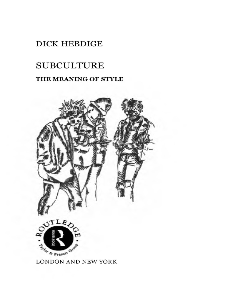 Hebdige Subculture Chapters | PDF