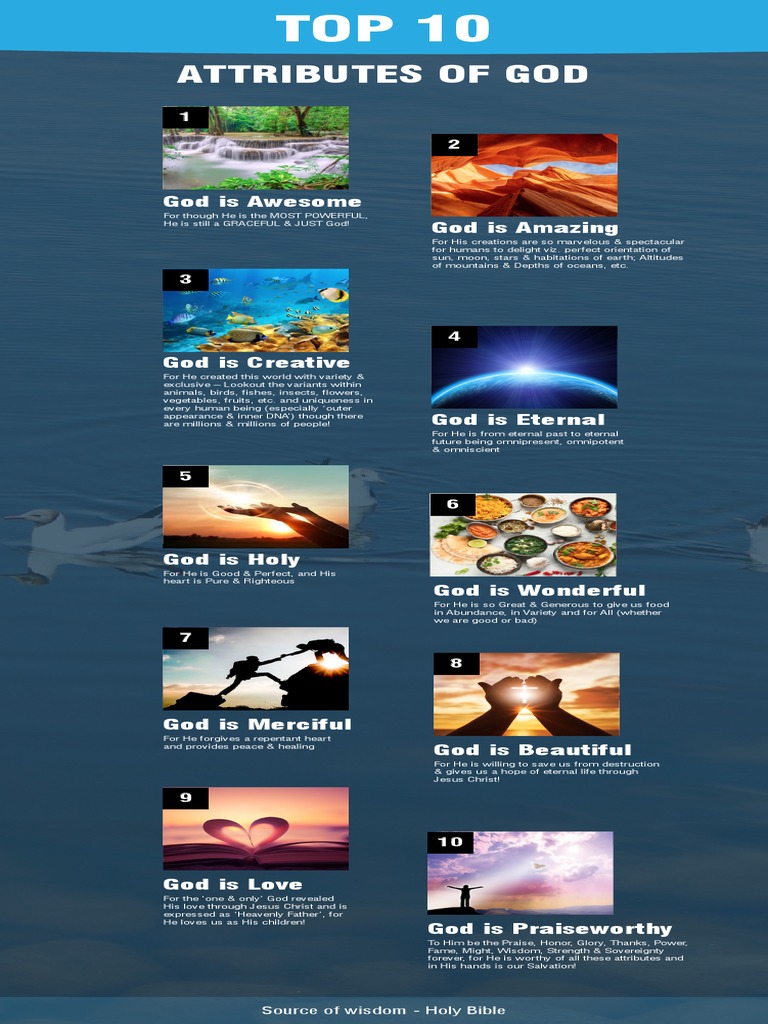 Top 10 Attributes of God | PDF | God The Father | Glory (Religion)