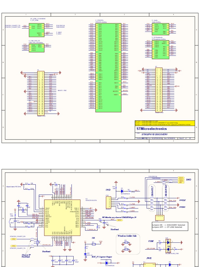 STM32F4 Discovery Board Schematic | PDF