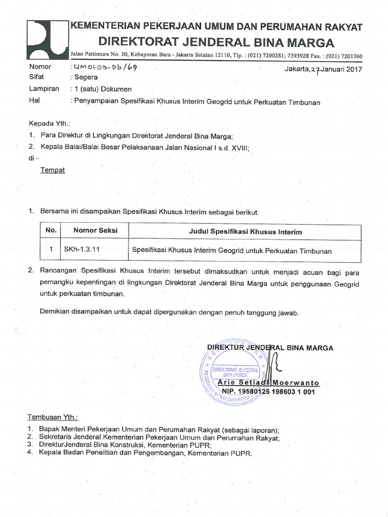 SKH 1 3 11 Geogrid Untuk Perkuatan Timbunan PDF | PDF