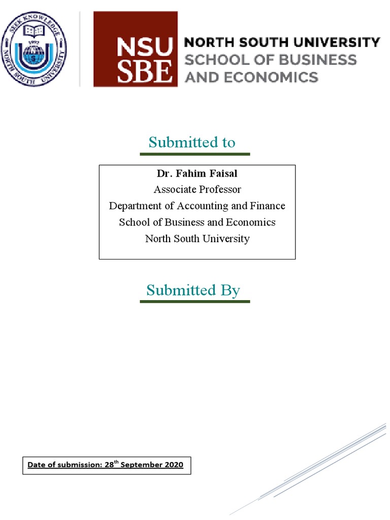 Fin254 Final Report | PDF | Price–Earnings Ratio | Financial Markets