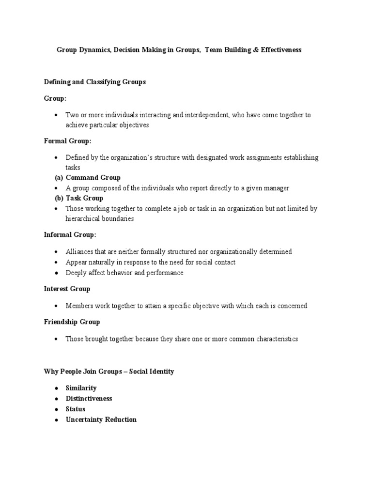 Leadership and Team Building Notes | PDF | Leadership | Power (Social ...