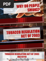 RA 9211 - Tobacco Regulation Act | PDF | Cigarette | Advertising