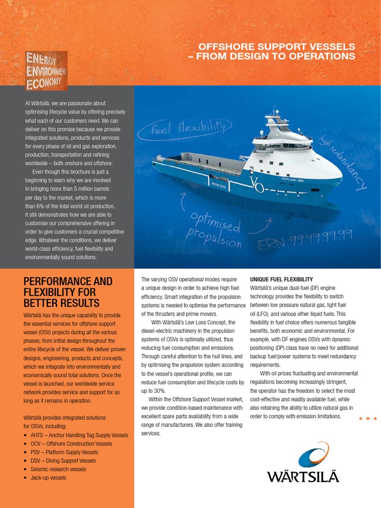 WARTSILA Offshore Design | PDF | Marine Propulsion | Rocket Engine