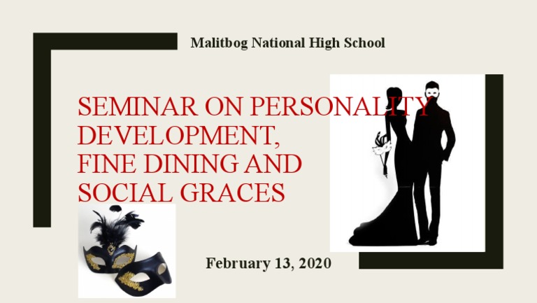 Seminar On Personality Development | PDF