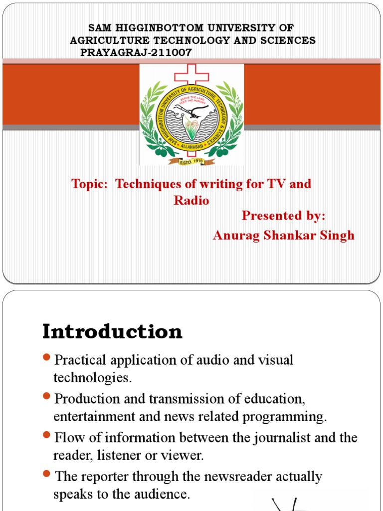 Techniques For Writing For Tv And Radio Pdf Broadcast Journalism News