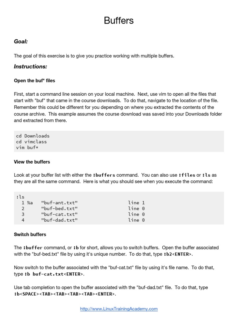 Mastering Multiple Buffers In Vim A Comprehensive Guide To Managing Open Files And Making