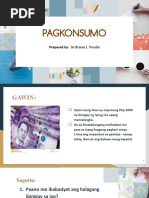 Detailed Lesson Plan Ugnayan NG Kita Pagkonsumo at Pag Iimpok | PDF